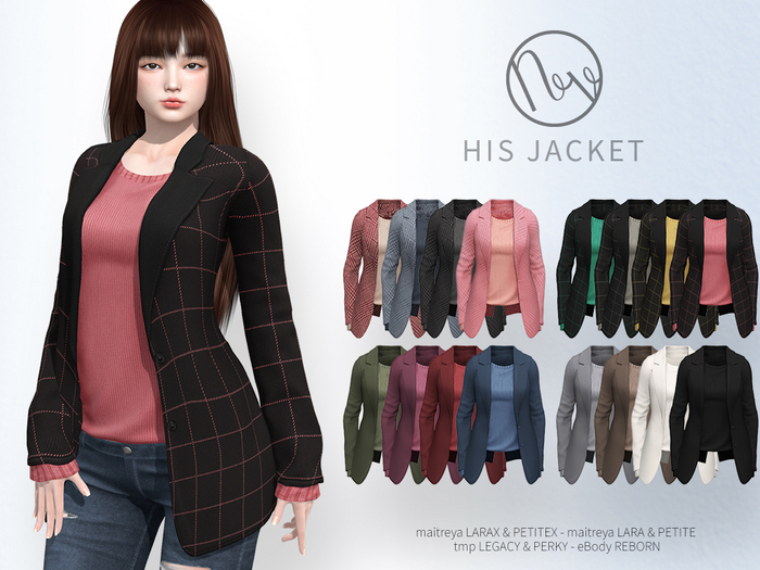 Second Life Marketplace Neve Jacket His Fatpack